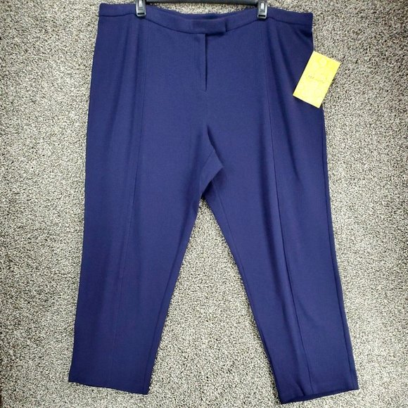 Simply | Pants & Jumpsuits | Simply Chloe Dao Womens Pants Size 3x Navy ...